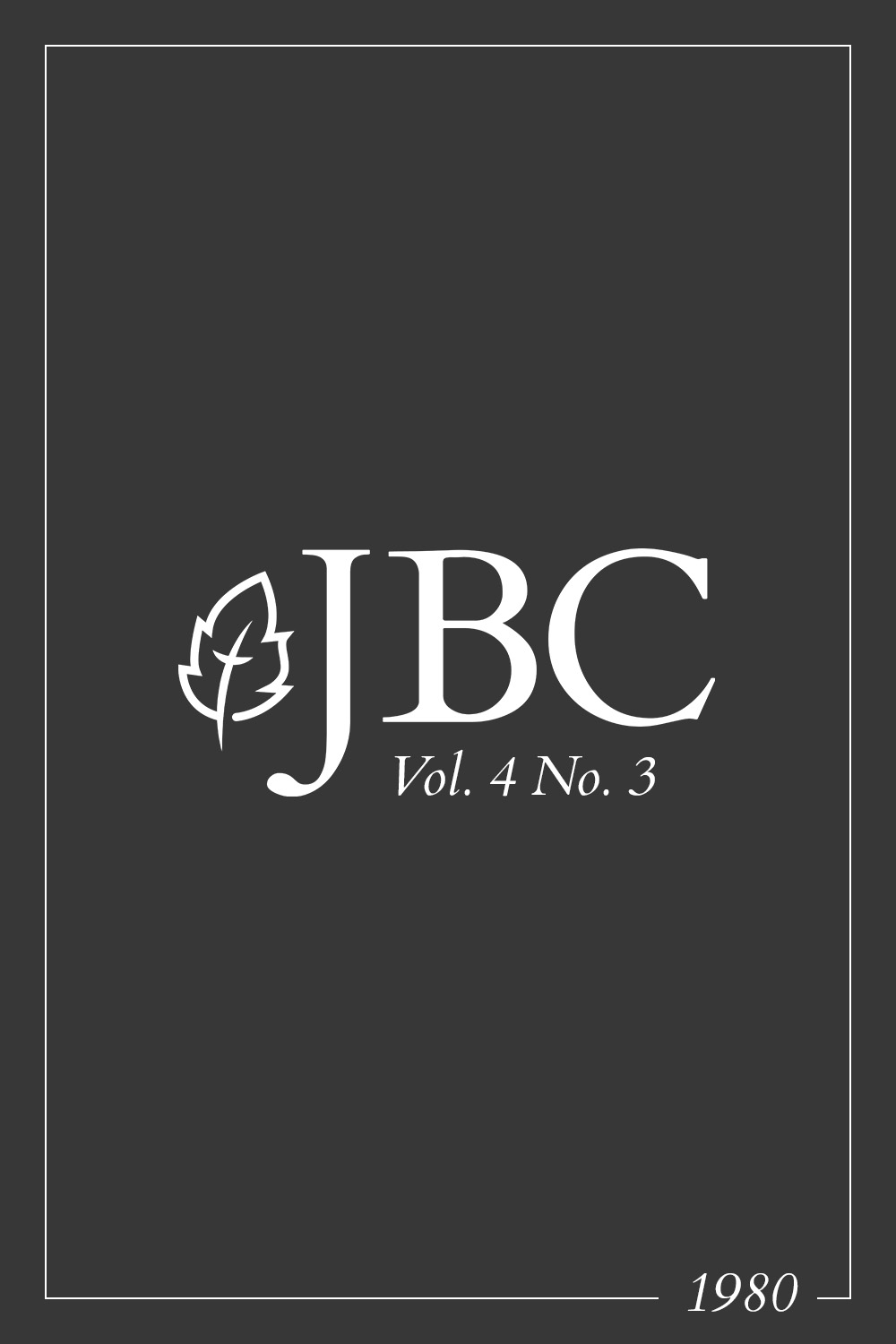 JBC Volume 4:3 (1980) PDF